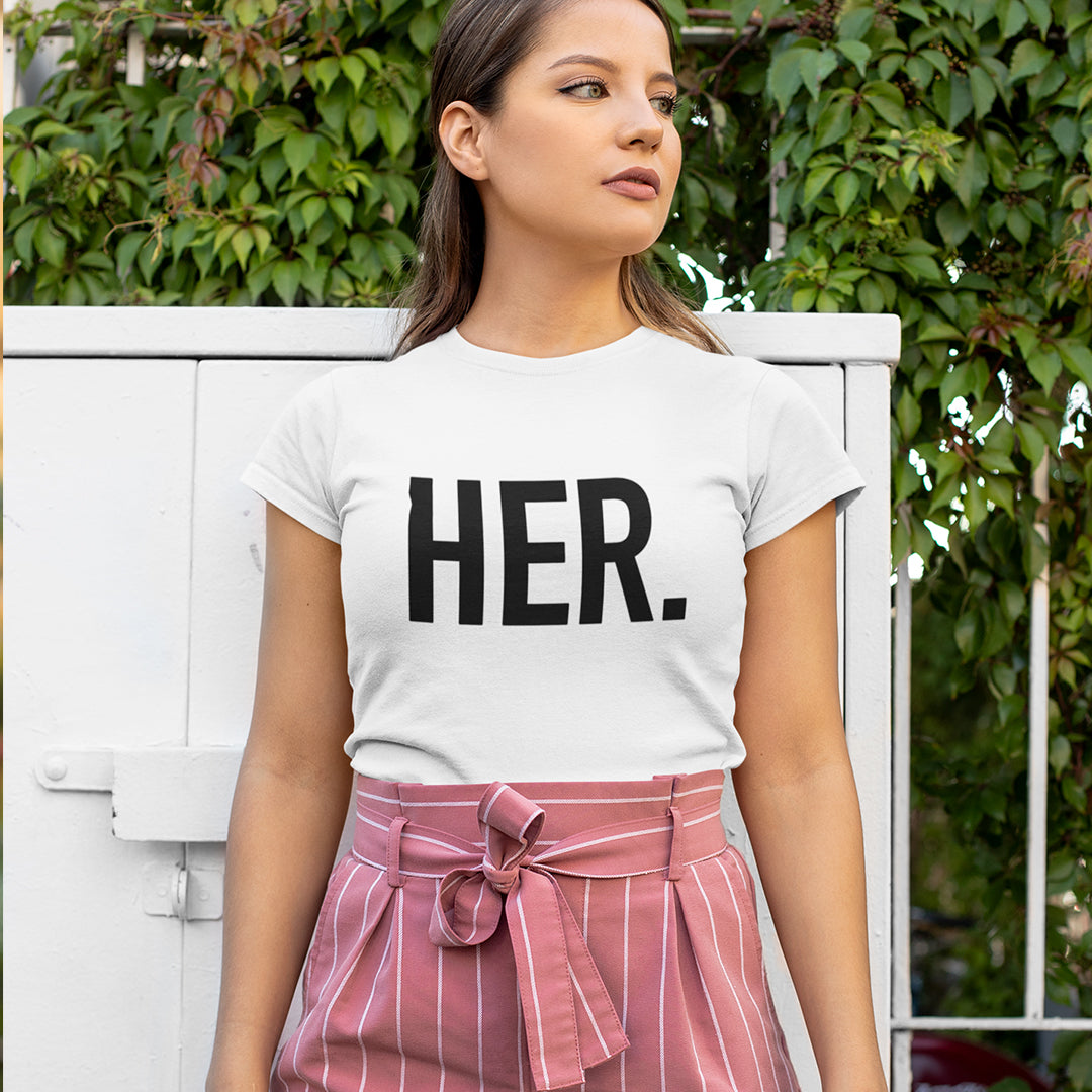 HER. Unisex Short Sleeve Crew Neck T-Shirt – Pierre Alex Jeanty